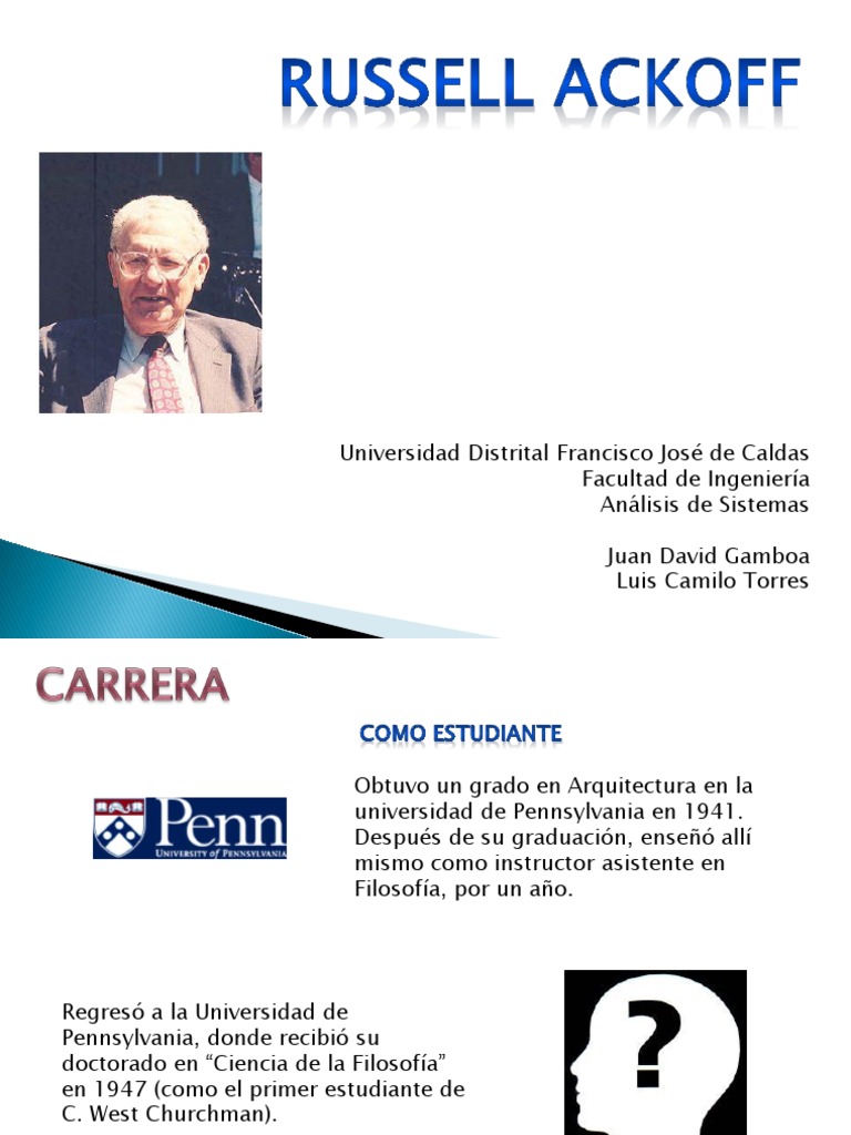 Ackoff | PDF | La investigación de operaciones | Planificación