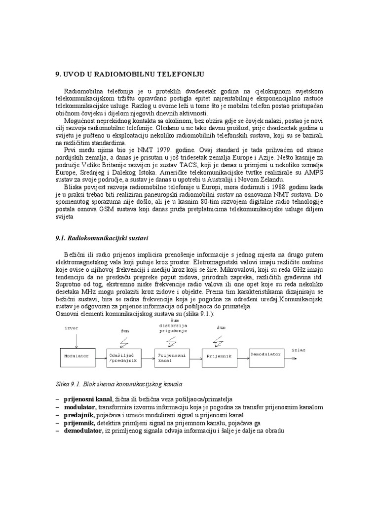 GSM 1 | PDF