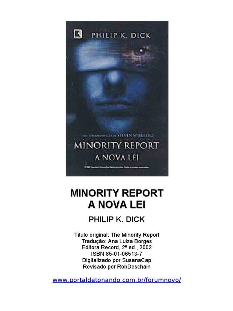 Philip K. Dick - Minority Report-Completo-rev | PDF