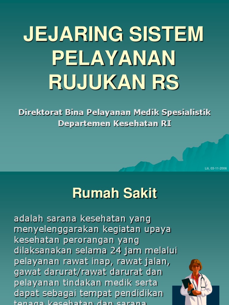 MENGOPTIMALKAN SISTEM RUJUKAN PELAYANAN KESEHATAN DI INDONESIA | PDF