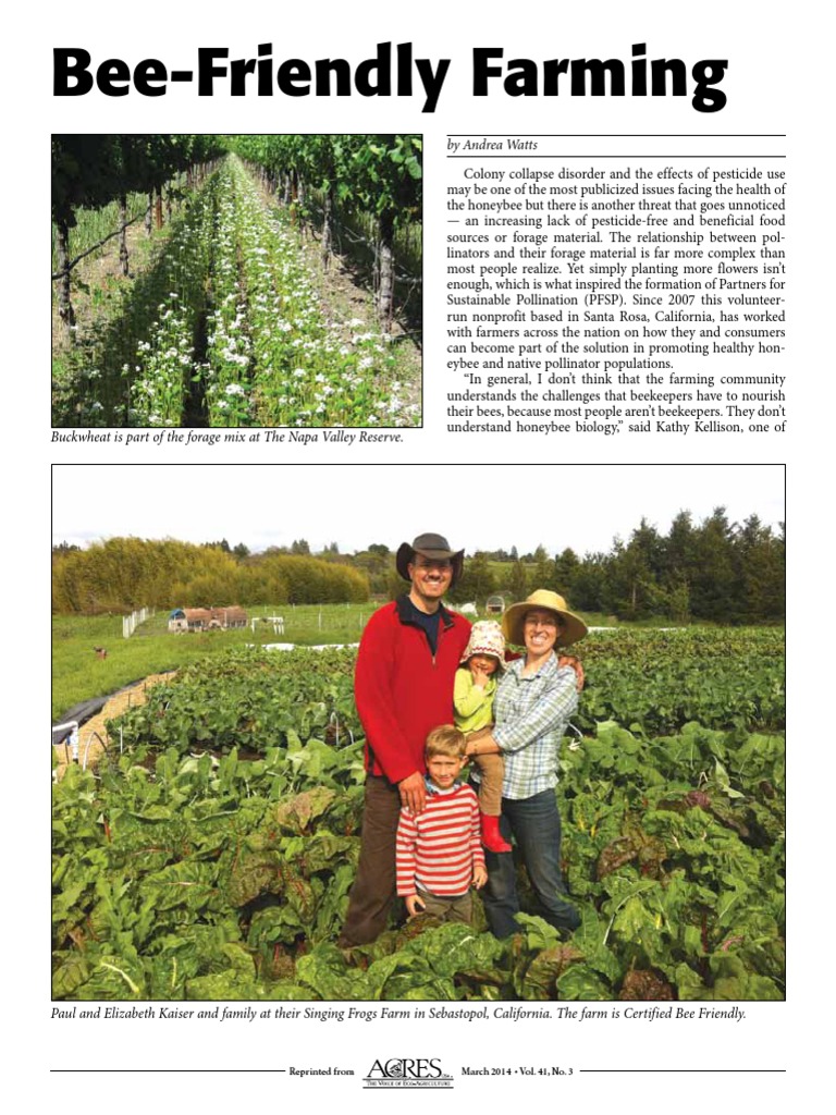 Bee-Friendly Farming | PDF