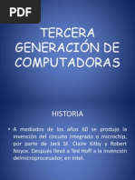 Tercera Generación de Computadoras | PDF | Circuito integrado | Ibm