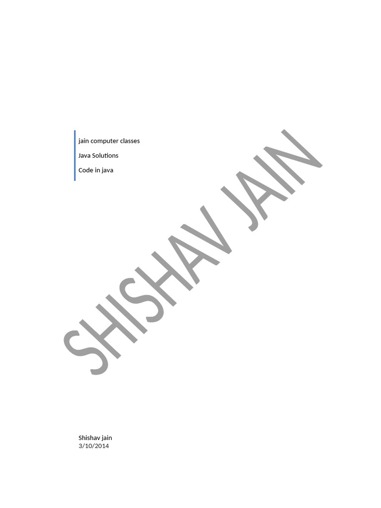 Java Programming (BCA 3rd Year) | PDF | Control Flow | Java (Programming Language)