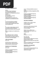 Necrological Service Program Guide | PDF | Religious Behaviour And ...