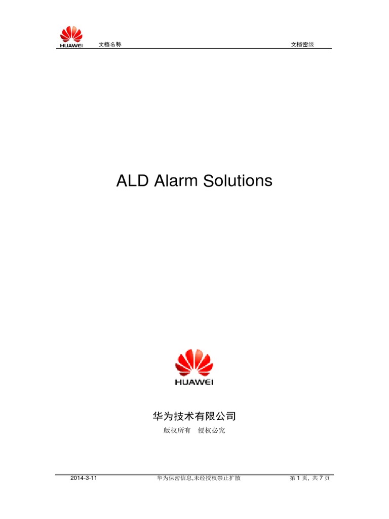 ALD Alarm Solutions | PDF | Computer Engineering | Telecommunications
