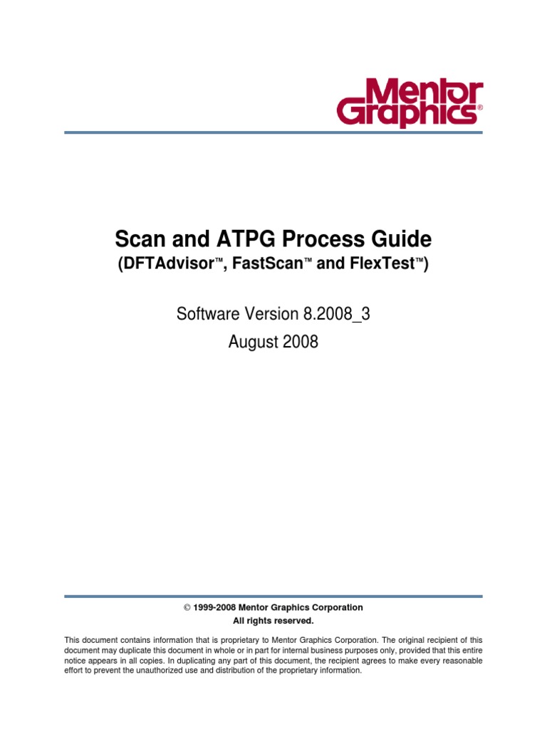 Scan and ATPG Process Guide | PDF | Areas Of Computer Science | Digital Electronics