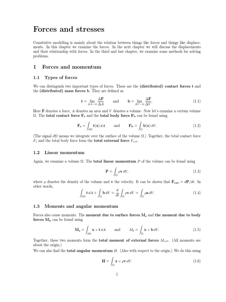 Stress Tensors | PDF | Stress (Mechanics) | Eigenvalues And Eigenvectors
