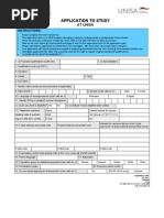 Unisa DSAR03 Address Change Form | PDF | Mail