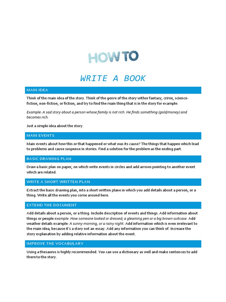 Book Wirting Steps | PDF | Books | English Language