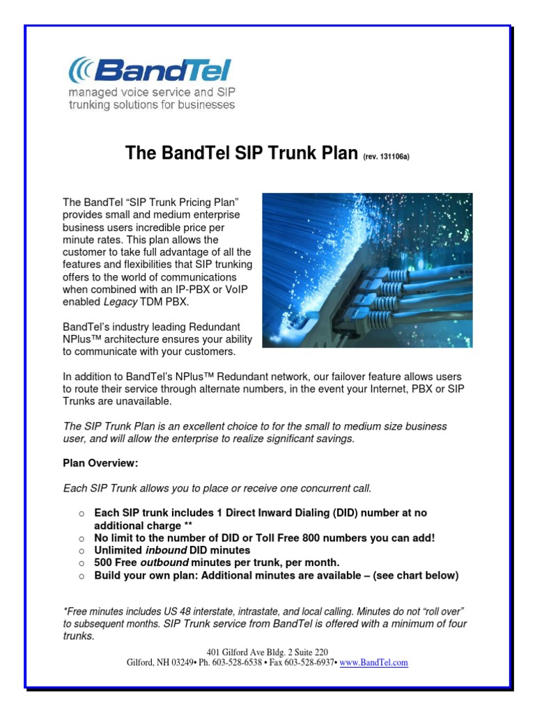Business Sip Trunking | PDF | Telephony | Computing