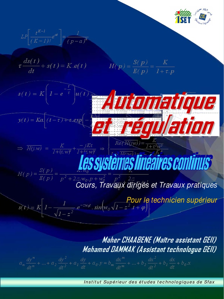 Cours d'automatique et régulation | PDF | Ordinateurs | Technologie et ...