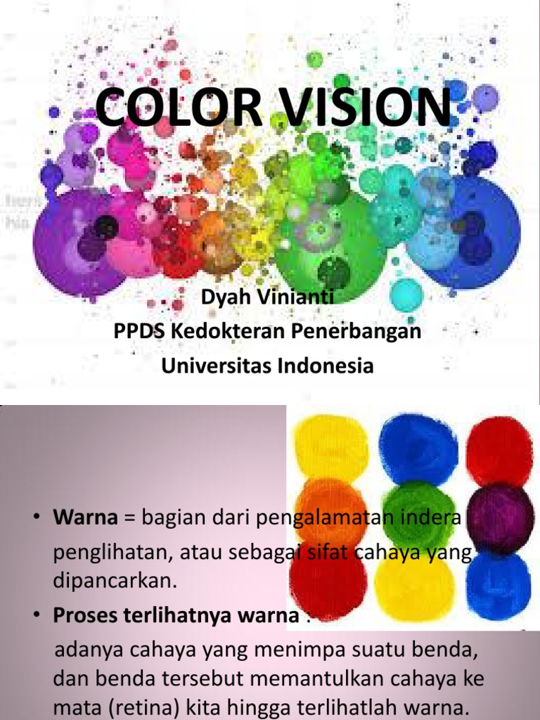 Color Vision PPT New | PDF