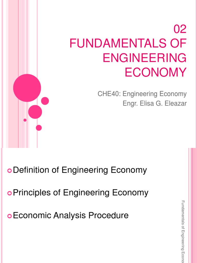 02-Fundamentals of Engineering Economy | PDF | Engineering | Economics