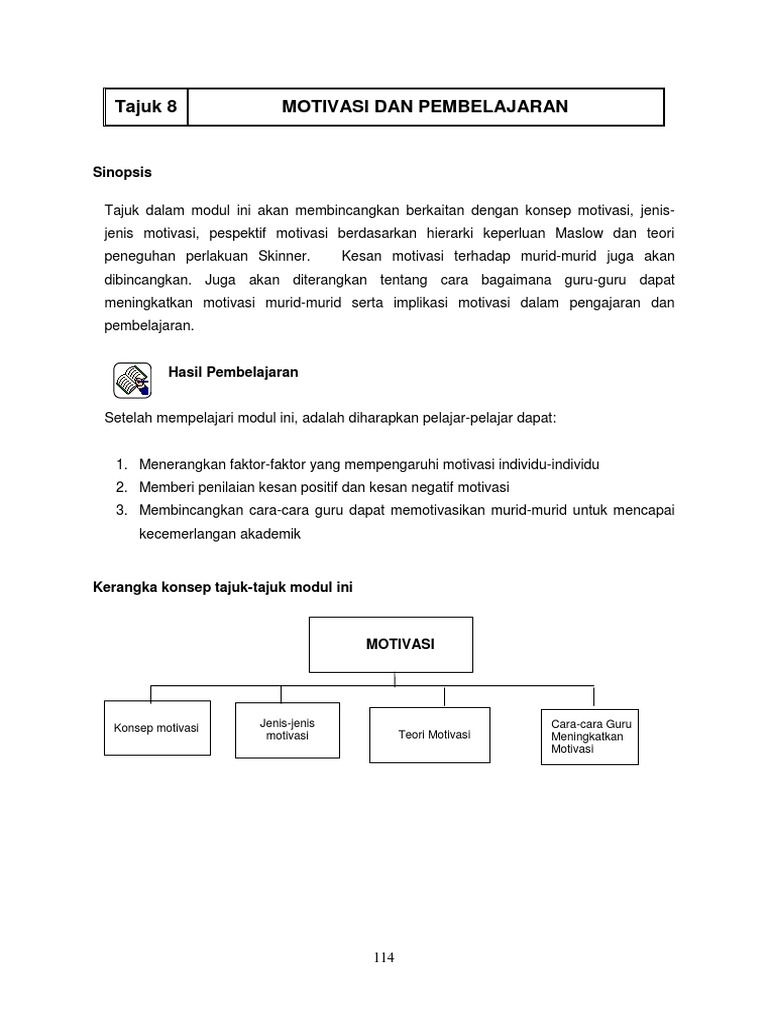Tajuk 8 Motivasi | PDF