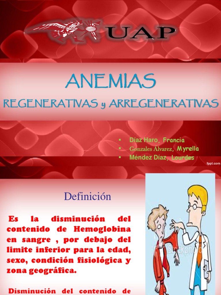Clasificación de Anemias Regenerativas y Arregenerativas | PDF | Anemia ...