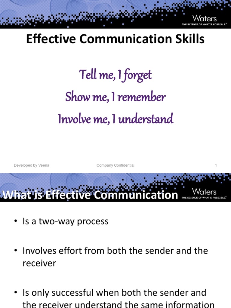 Effective Communication Skills | PDF | Motivation | Motivational