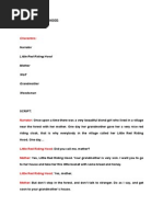 Little Red Riding Hood Play Script | PDF | Little Red Riding Hood