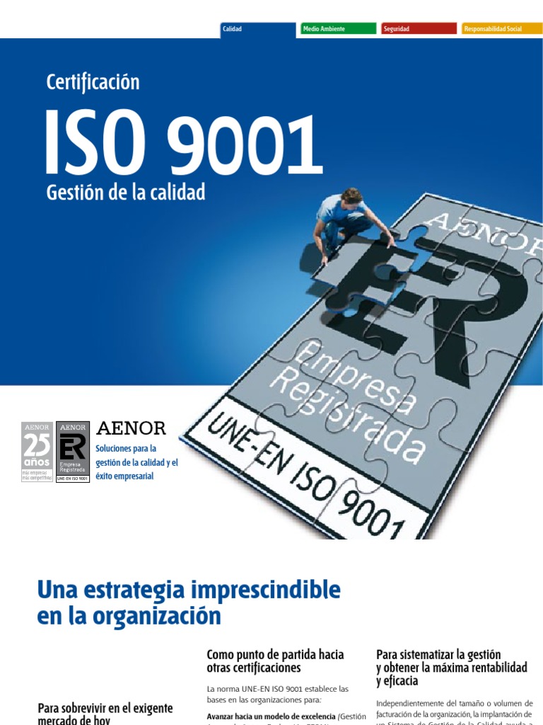 Iso 9001 Aenor Ecuador OK | PDF | Gestión de la calidad | Calidad ...