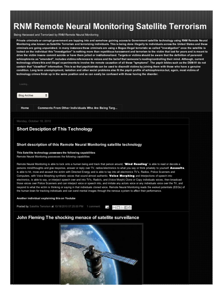 Strahlenfolter Stalking - TI - V2K - RNM Remote Neural Monitoring ...