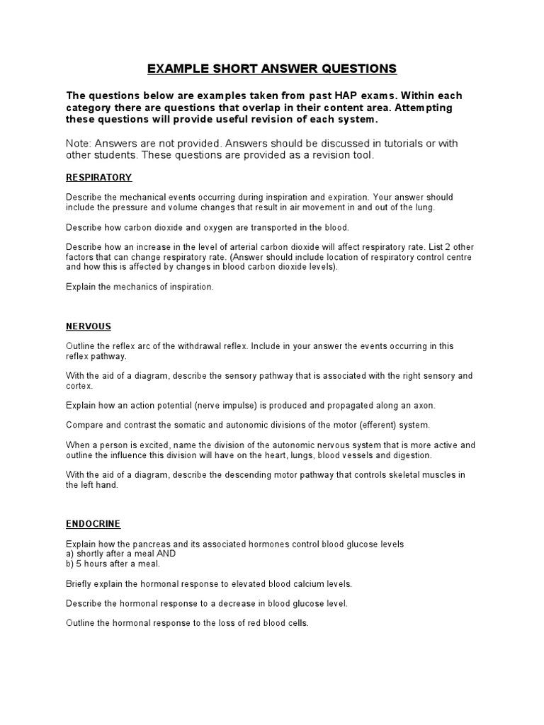 Human Anatomy and Physio Revision Notes | PDF | Blood | Heart