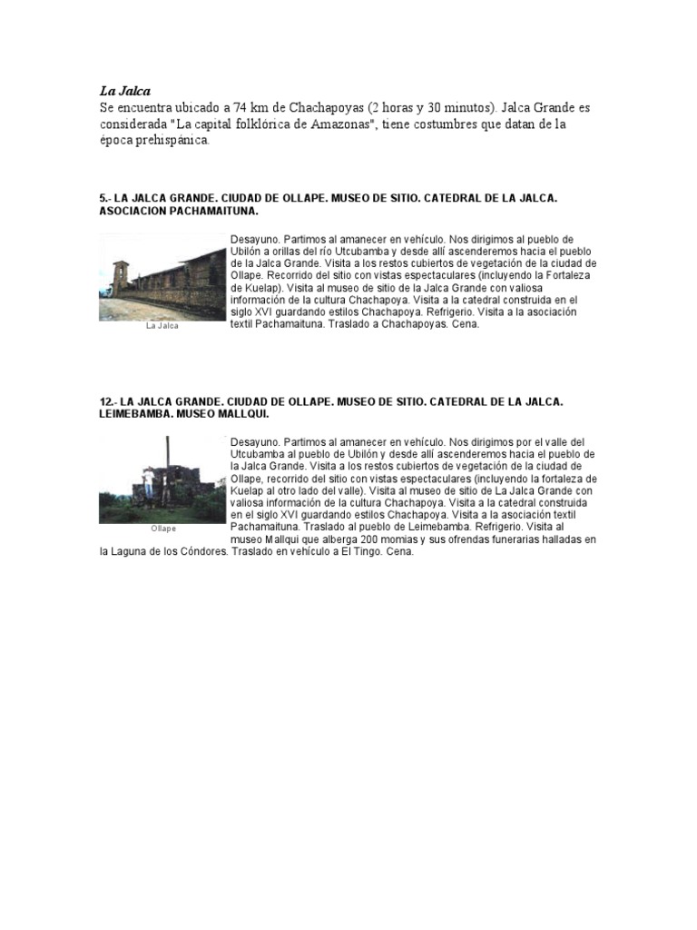 La Jalca | PDF | Ciencias sociales