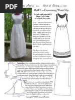 Italian Renaissance GOWN CONSTRUCTION | PDF | Seam (Sewing) | Sewing