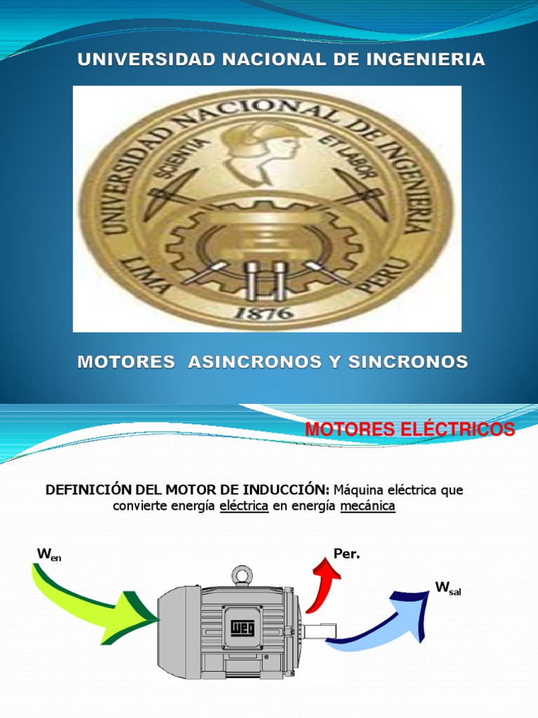 Motores Asincronos-Sincronos | PDF | Motor eléctrico | Generador eléctrico