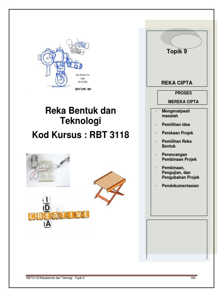 MODUL Reka Bentuk Dan Teknologi RBT3118 - Bab9 | PDF | Seni