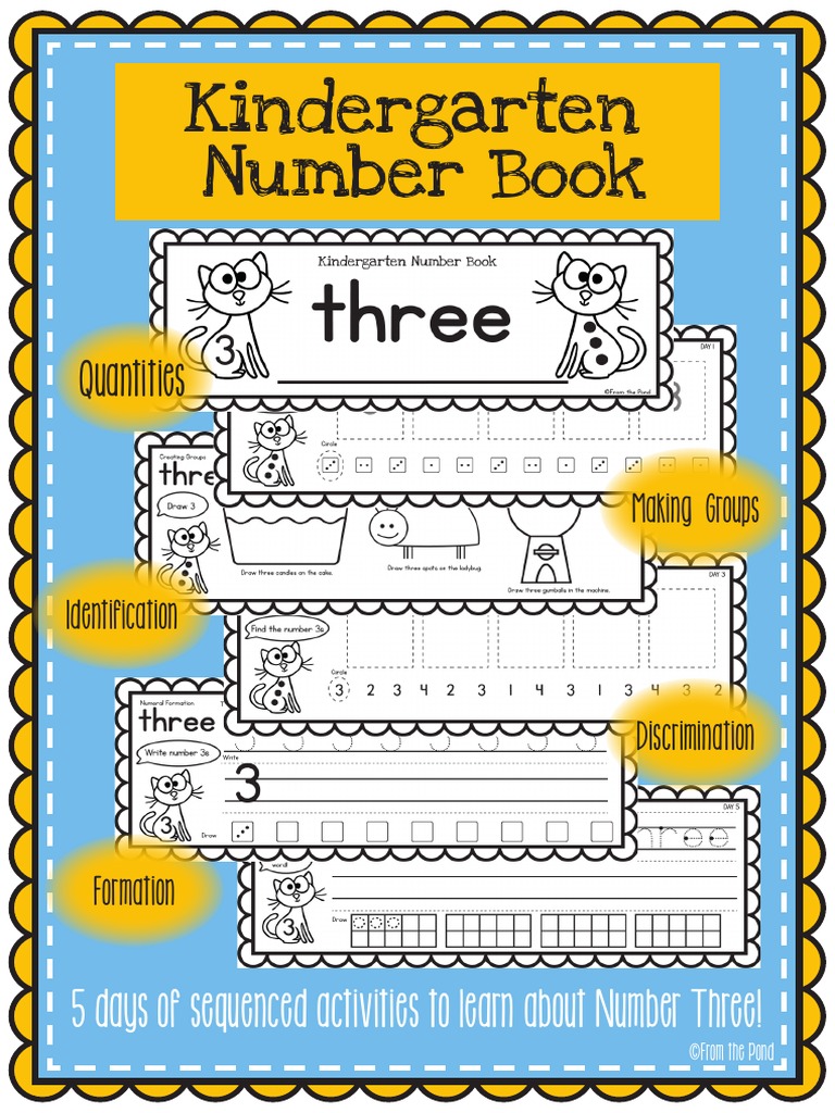 Kindergarten Number Book Number Three Day Booklet | PDF | World Wide ...