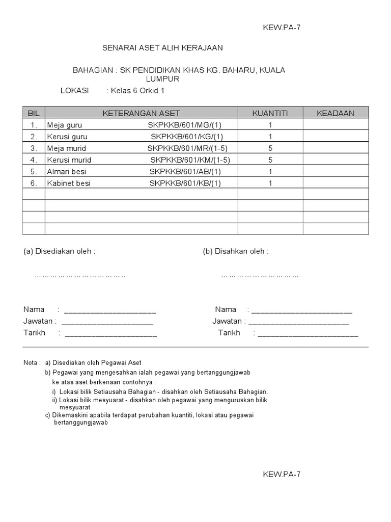 Kew Pa 7 | PDF