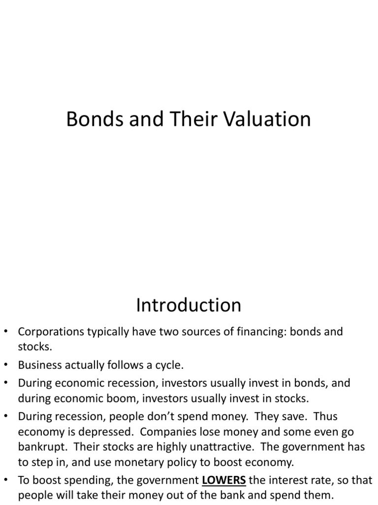 Understanding Bonds and Valuation | PDF | Bonds (Finance) | Bond Credit ...