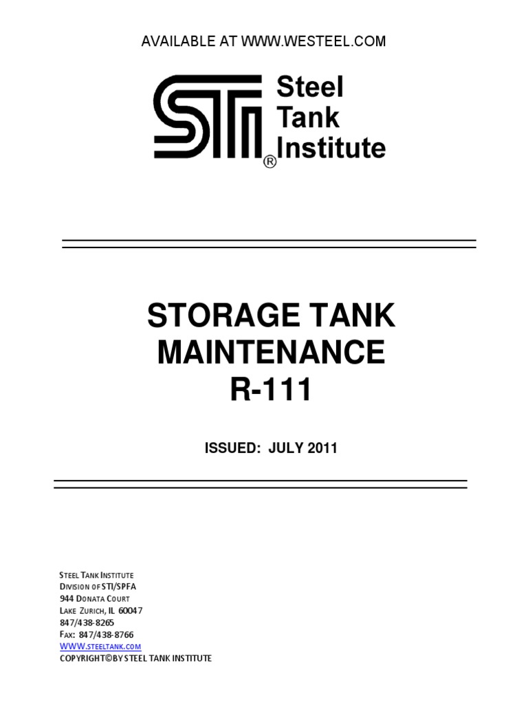 Tank Maintenance | PDF | Biodiesel | Diesel Fuel