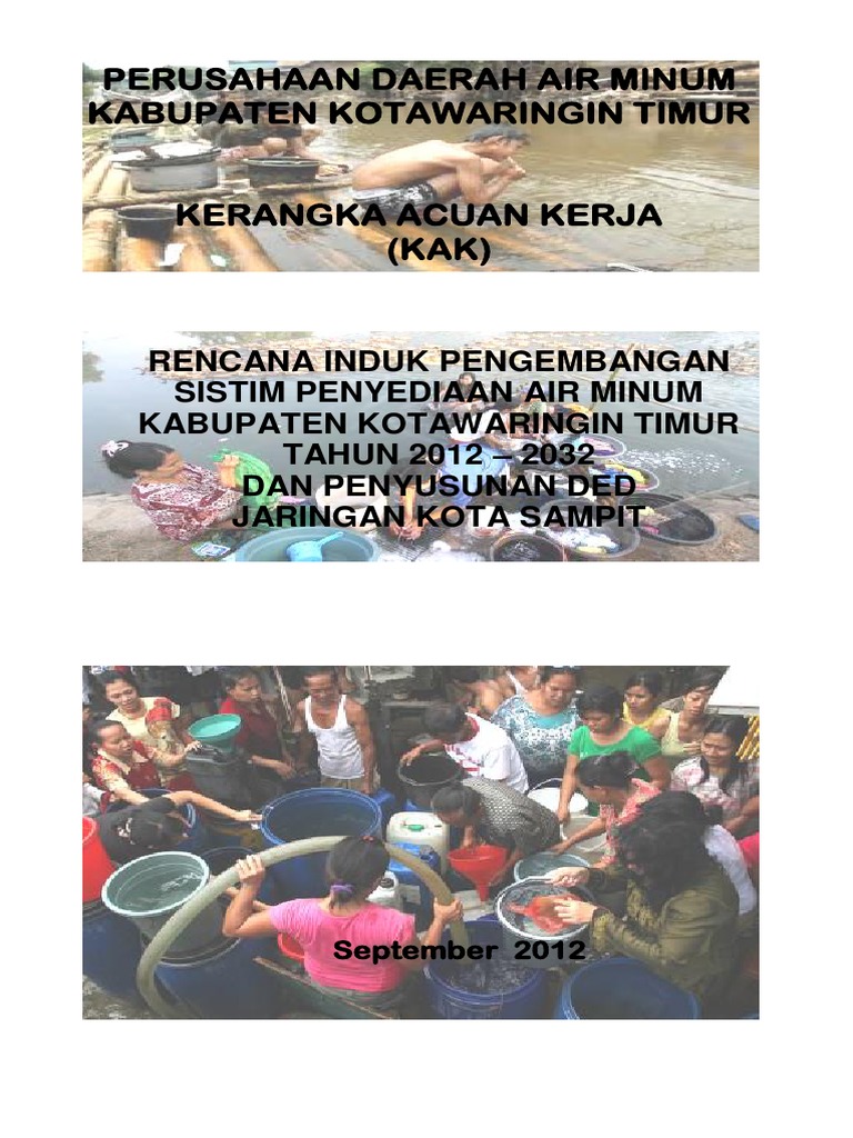 Kak Master Plan Pdam | PDF