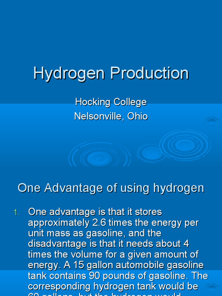 Hydrogen Production Methods: An Overview of Current Global Production ...
