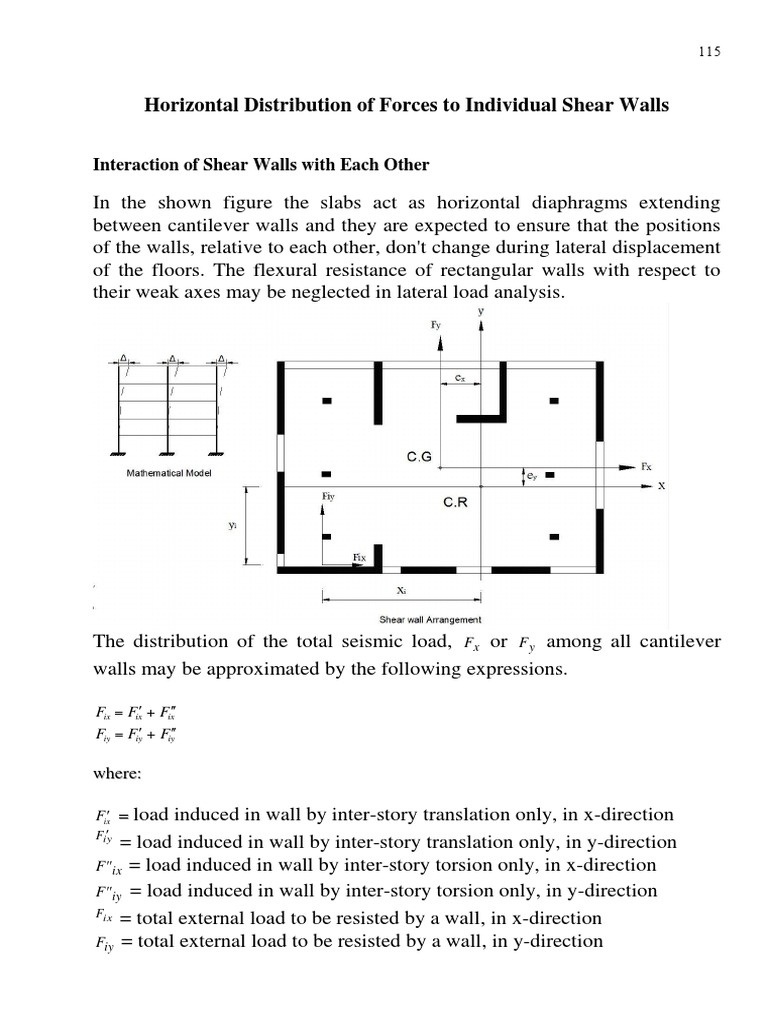 Distribution of Earthquake Forces | PDF