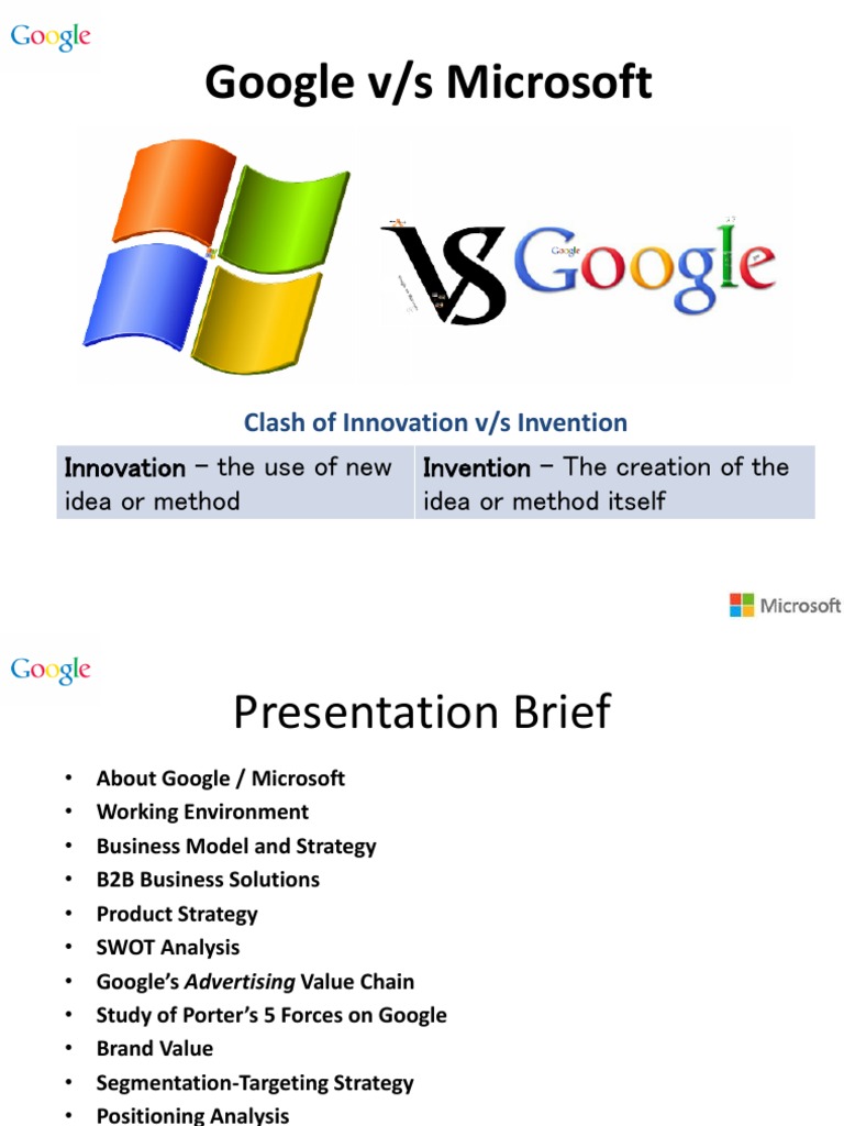 Google - Marketing Strategy | PDF | Microsoft | Accessibility