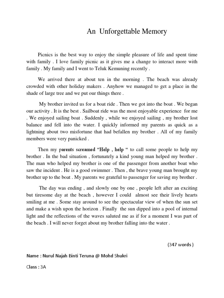 Unforgettable Memories Of School Life