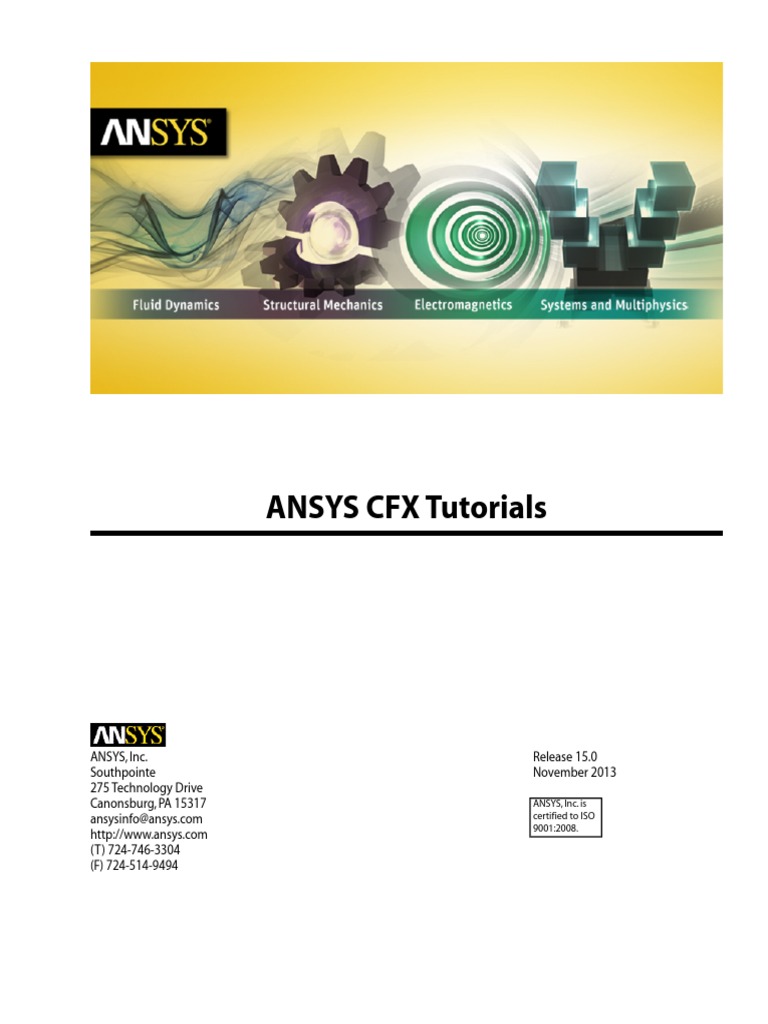 Ansys CFX Tutorials | PDF | License | Trademark