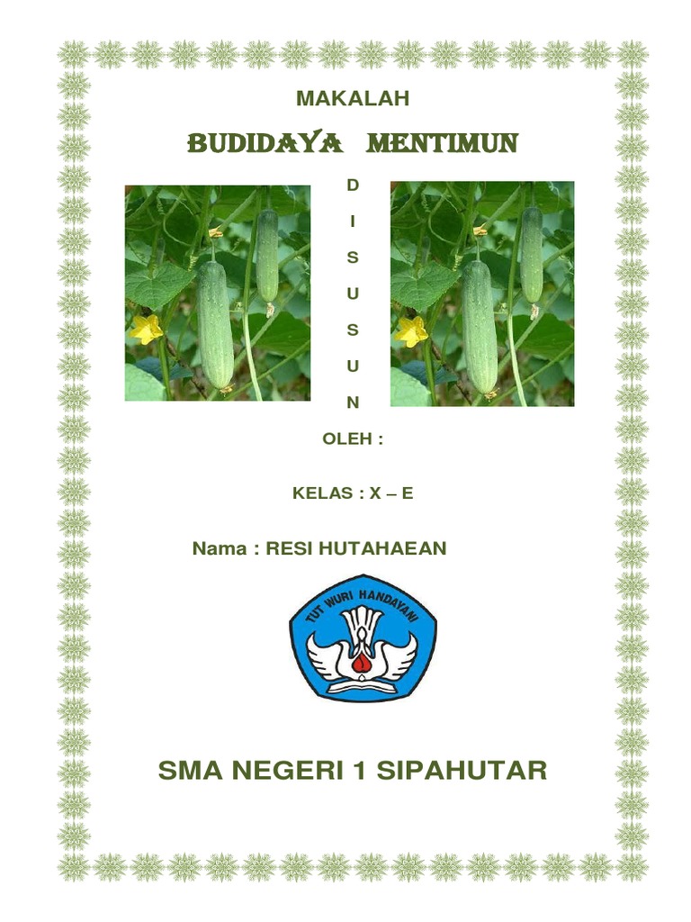 BUDIDAYA Mentimun | PDF