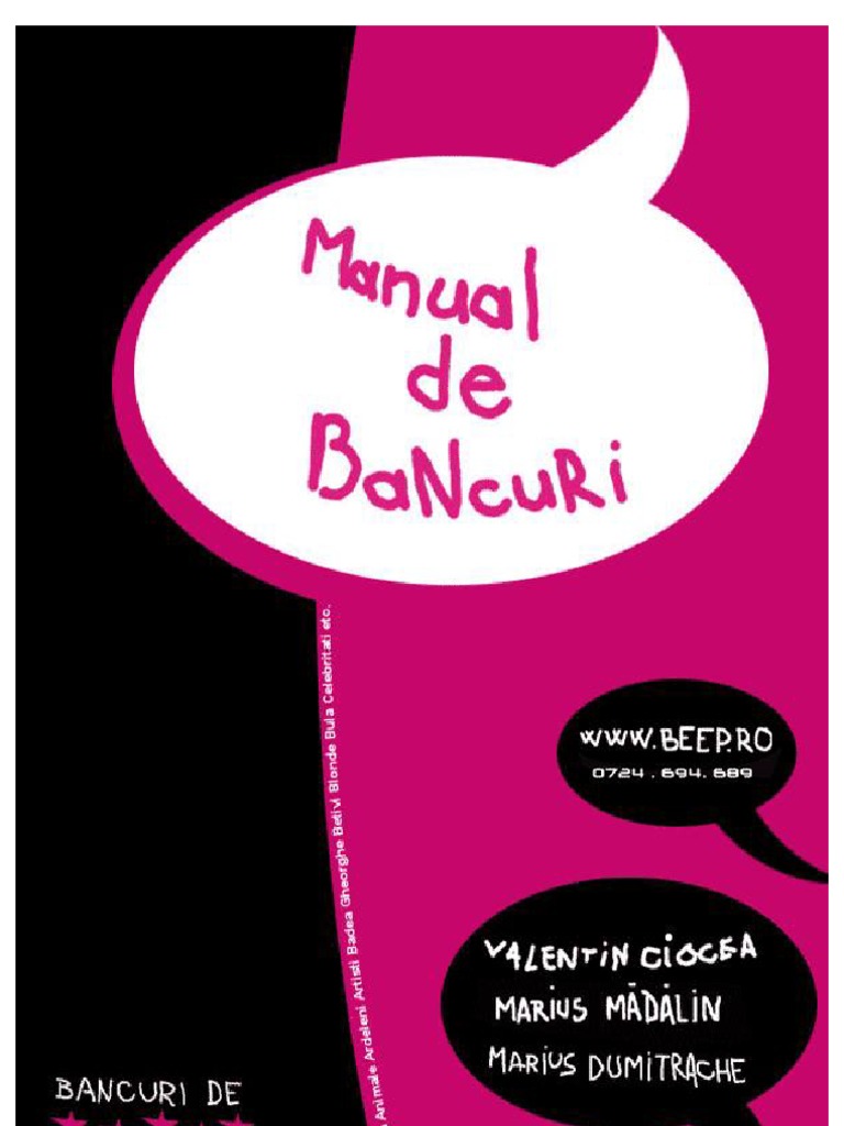 Manual de Bancuri | PDF
