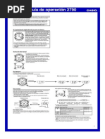 Manual Casio Protrek | PDF | Reloj | Altímetro