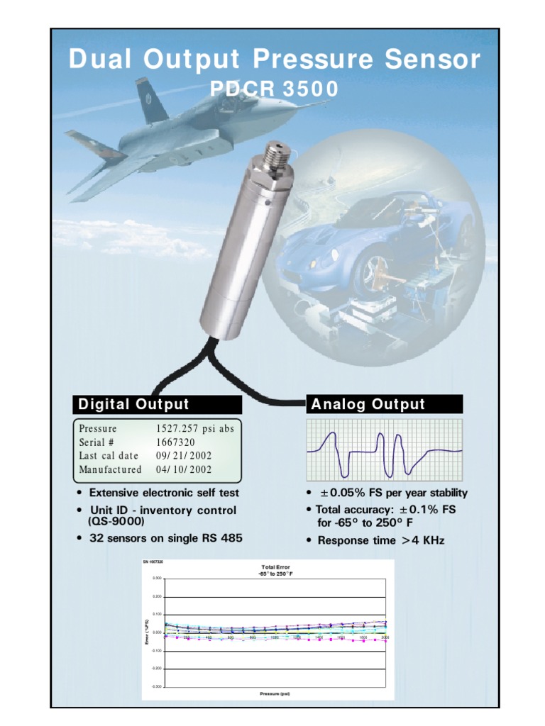 Druck - PDCR 3500 Flyer | PDF | Sensor | Manufactured Goods