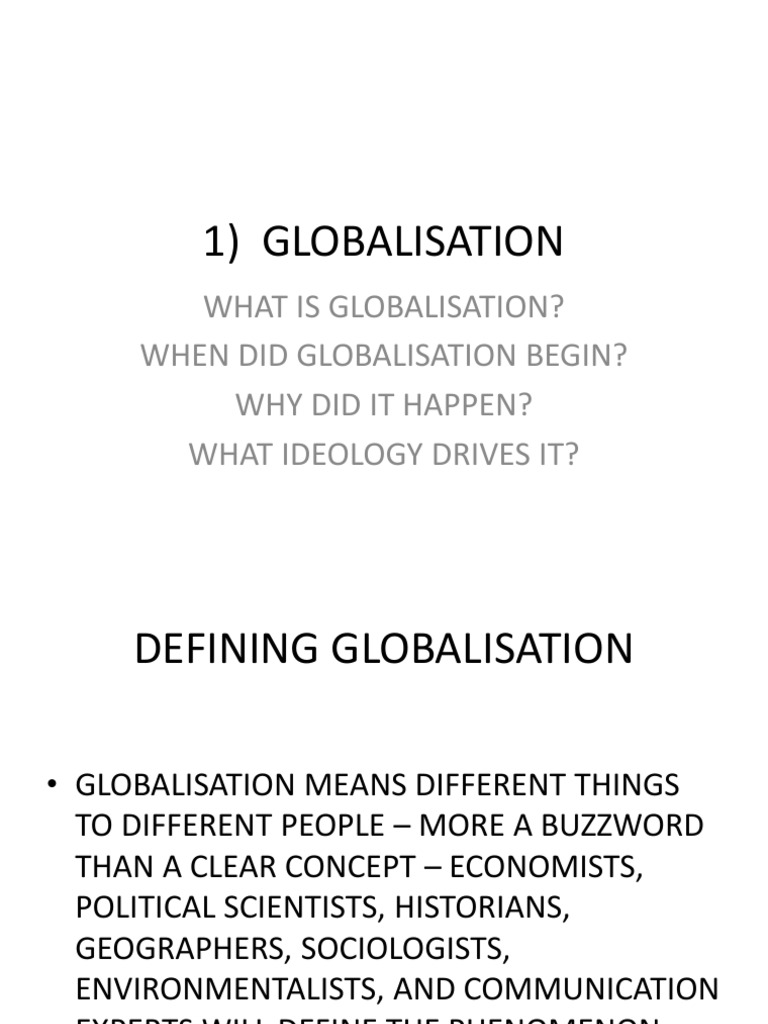 An Overview of Globalisation | PDF | Globalization | Imperialism