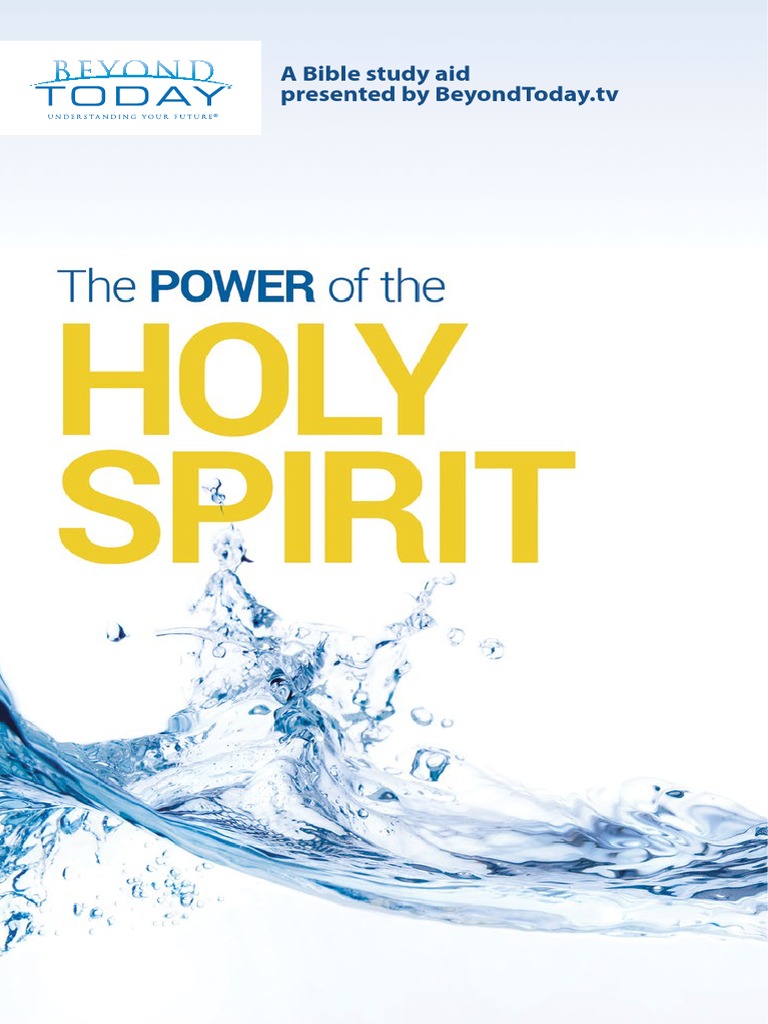 Bible Study Aid - The Power of The Holy Spirit | PDF | Baptism | Paul ...