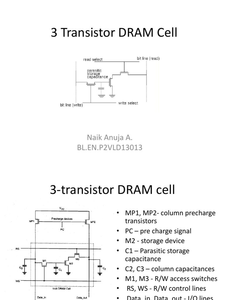 DRAM | PDF | Dynamic Random Access Memory | Digital Technology
