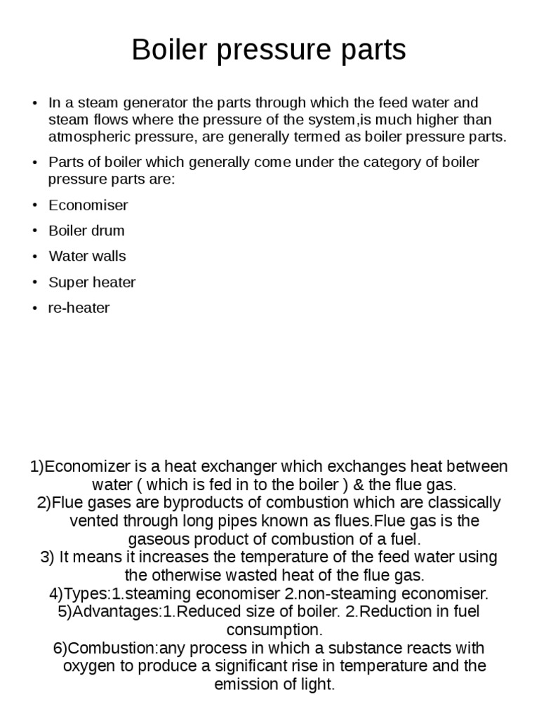 Boiler Pressure Parts | PDF | Boiler | Steam