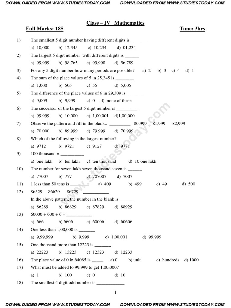 Maths 4 | PDF | Litre | Fraction (Mathematics)