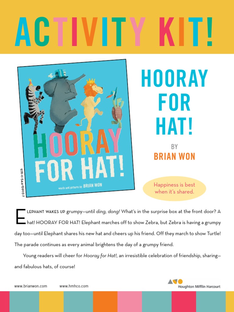 Hooray For Hat Activity Kit | Download Free PDF | Printer (Computing ...