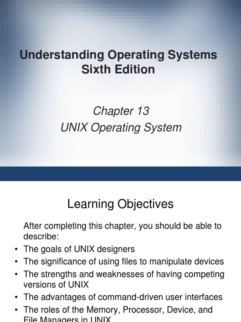 Understanding Operating Systems Sixth Edition | PDF | Scheduling ...