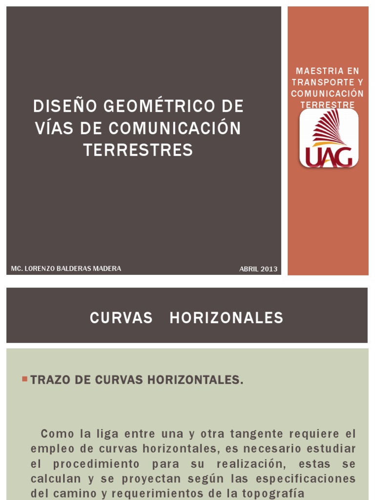 Trazo de Curvas Horizontales | PDF